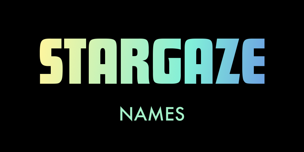 Stargaze Names